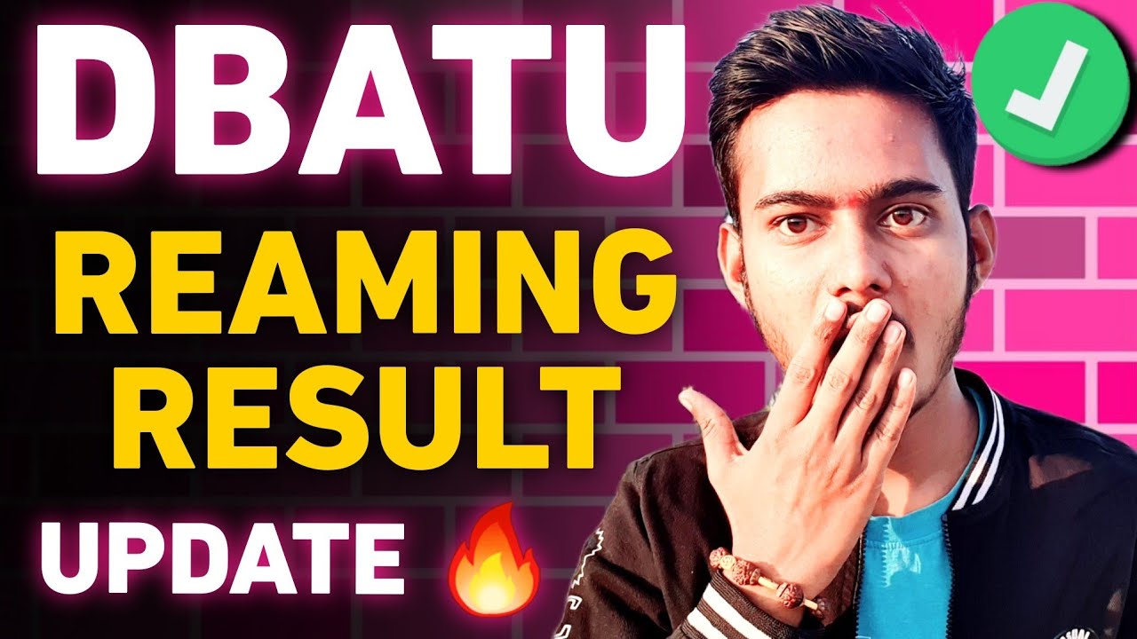 DBATU RESULT CURRENT UPDATE 🔥 - YouTube