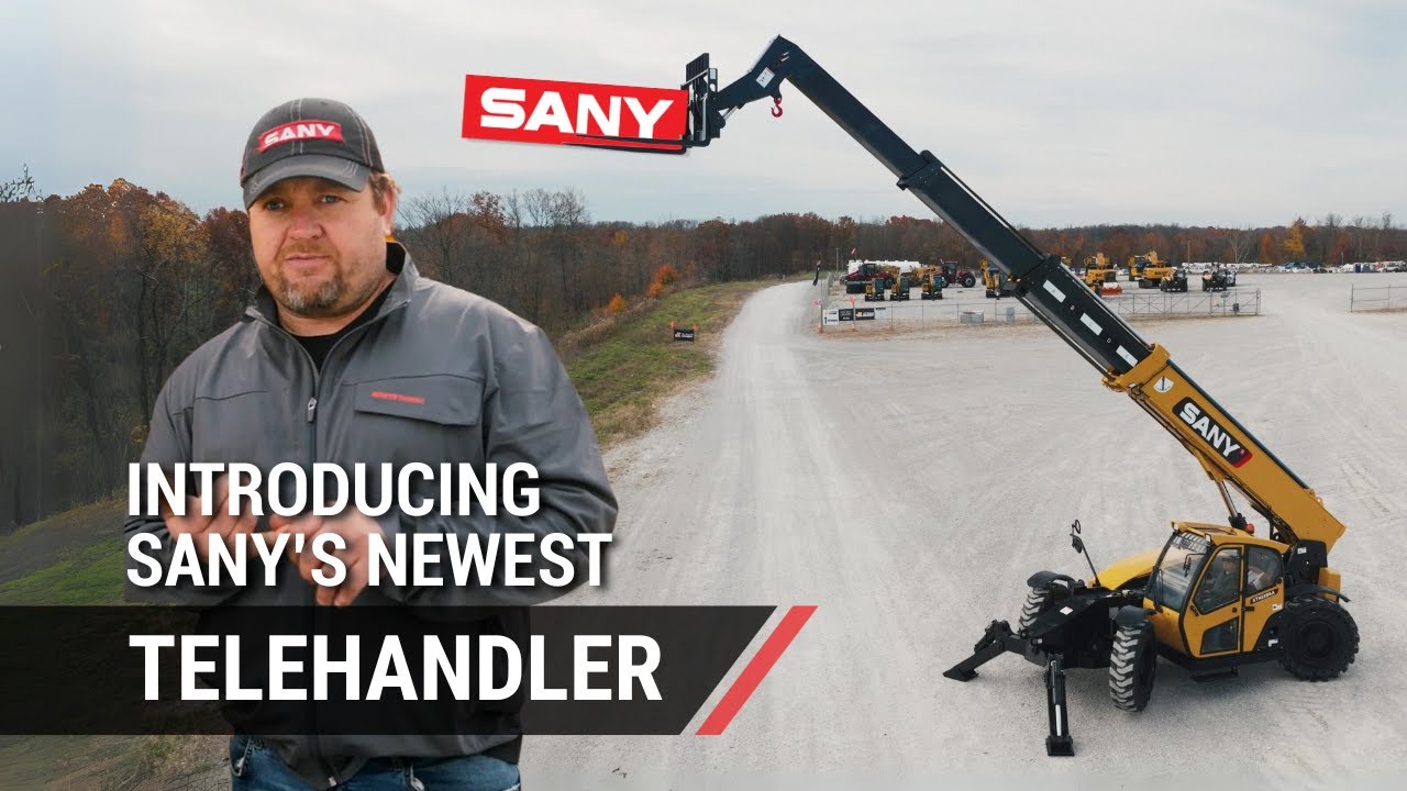 Why Few Know About The Amazing SANY STH1256A Off Road Forklift - YouTube