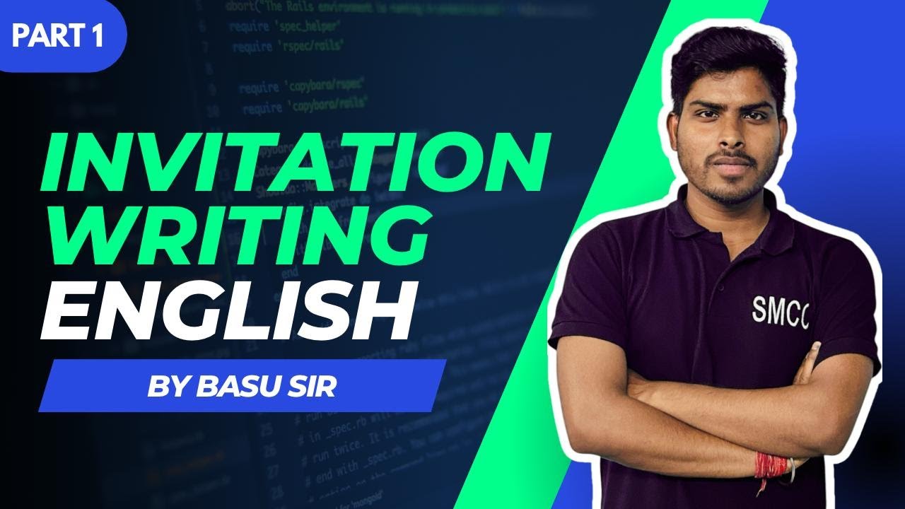 Invitation writing class 12 | Formal invitation and Replies - YouTube