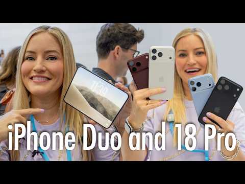 Hands on with iPhone Duo + iPhone 18 Pro - What you need to know!