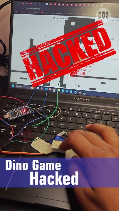 I Hacked the Dino Game with Arduino! 🦖🔥 Easy DIY Project #hack #dino #games - YouTube
