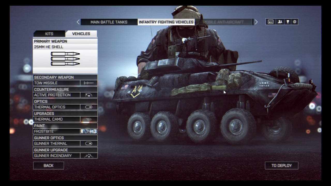 Battlefield 4: Swimming in the Customize Menu - YouTube