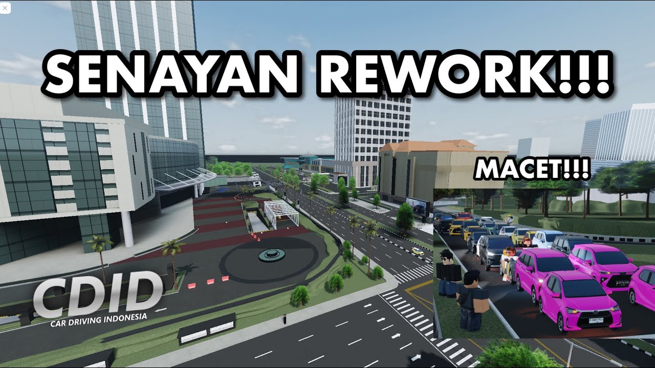 JALAN JALAN DI MAP JAKARTA BARU! - Car Driving Indonesia - YouTube