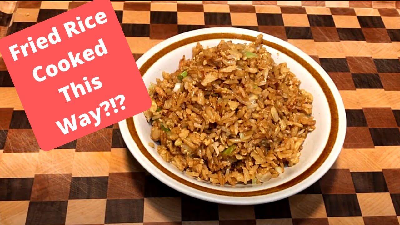 How To Make Soy Sauce Fried Rice (Authentic Chinese Recipe) - YouTube