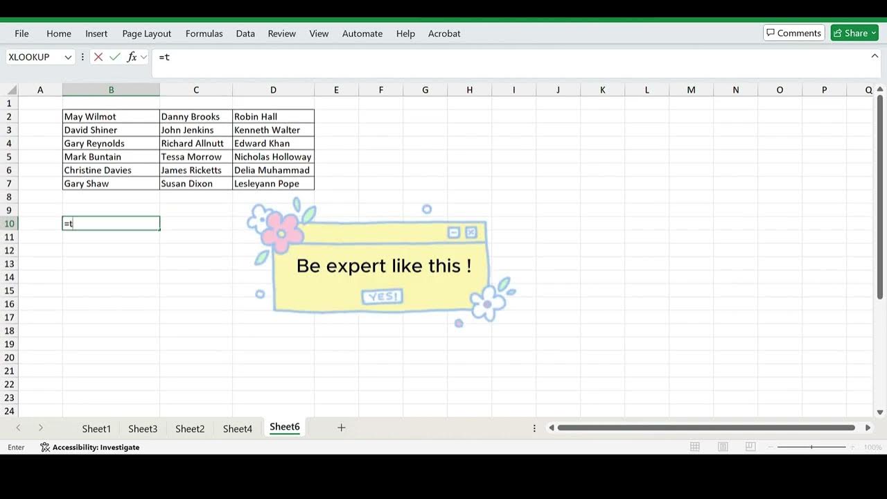Excel: Using tocol formula in MS Excel - YouTube