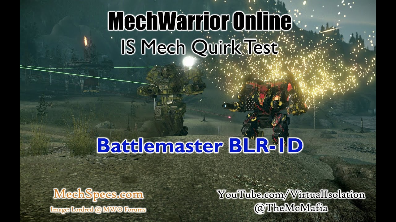 MWO Mech Quirk Test: Battlemaster BLR-1D - YouTube