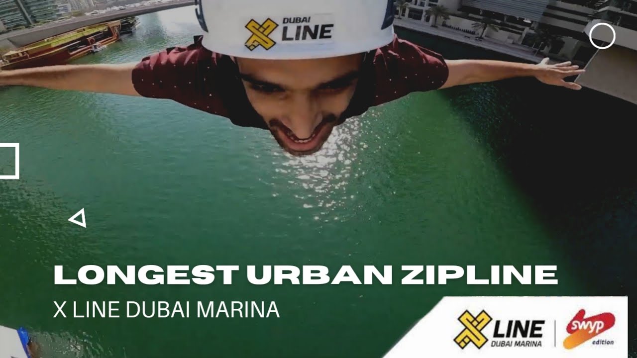 X line dubai marina | Urban Zipline | xline dubai 2021| Dubai Marina ...