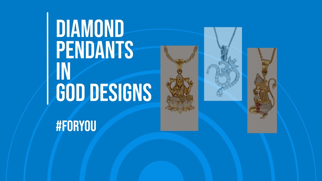 best top 10 diamond studded gold pendants in god designs 2020 | from ...