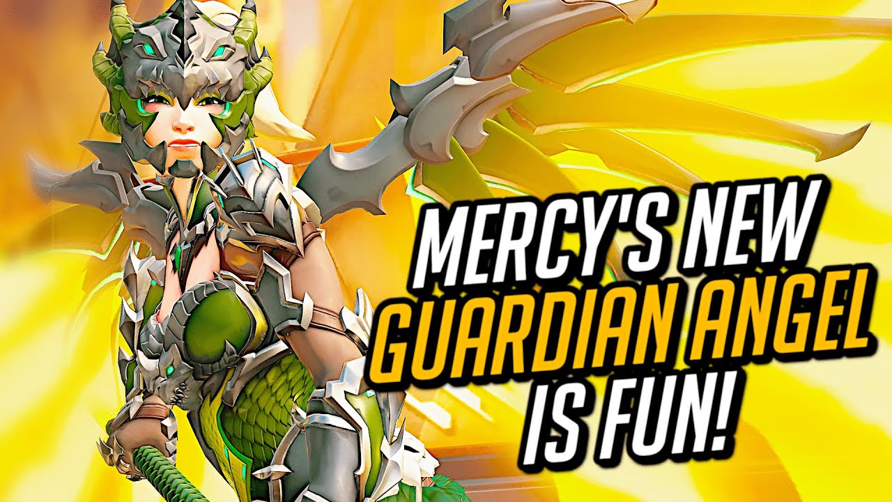 Mercy's New Guardian Angel Is FUN! 😇 - Overwatch 2 - YouTube