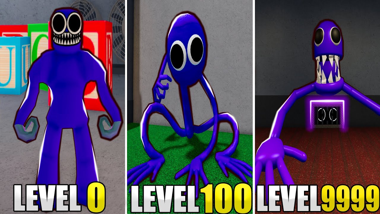 EVOLUÍ O MONSTRO ROXO ATÉ VIRAR O ROXO SUPREMO NO RAINBOW FRIENDS - YouTube