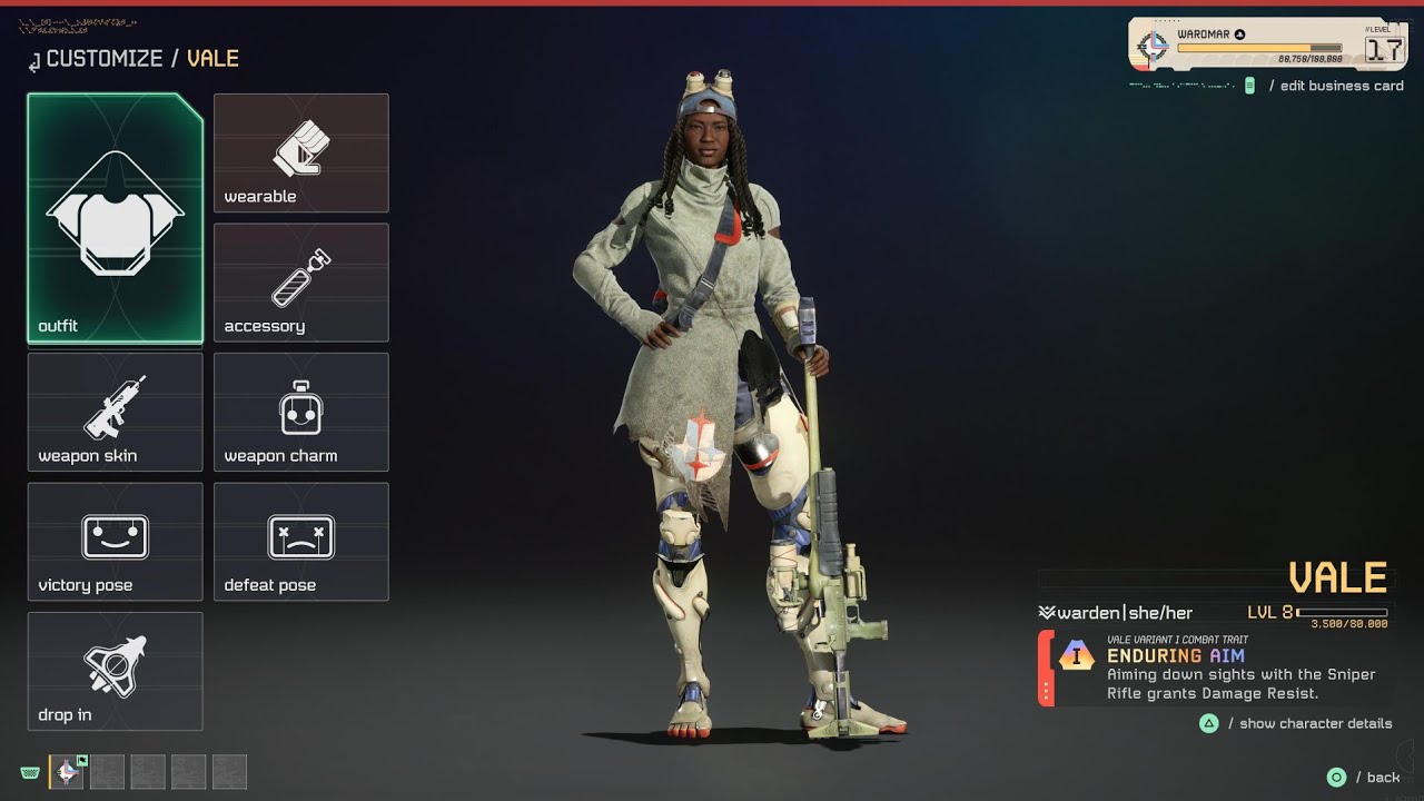 Concord 4K 60- Vale Sniper class gameplay - YouTube