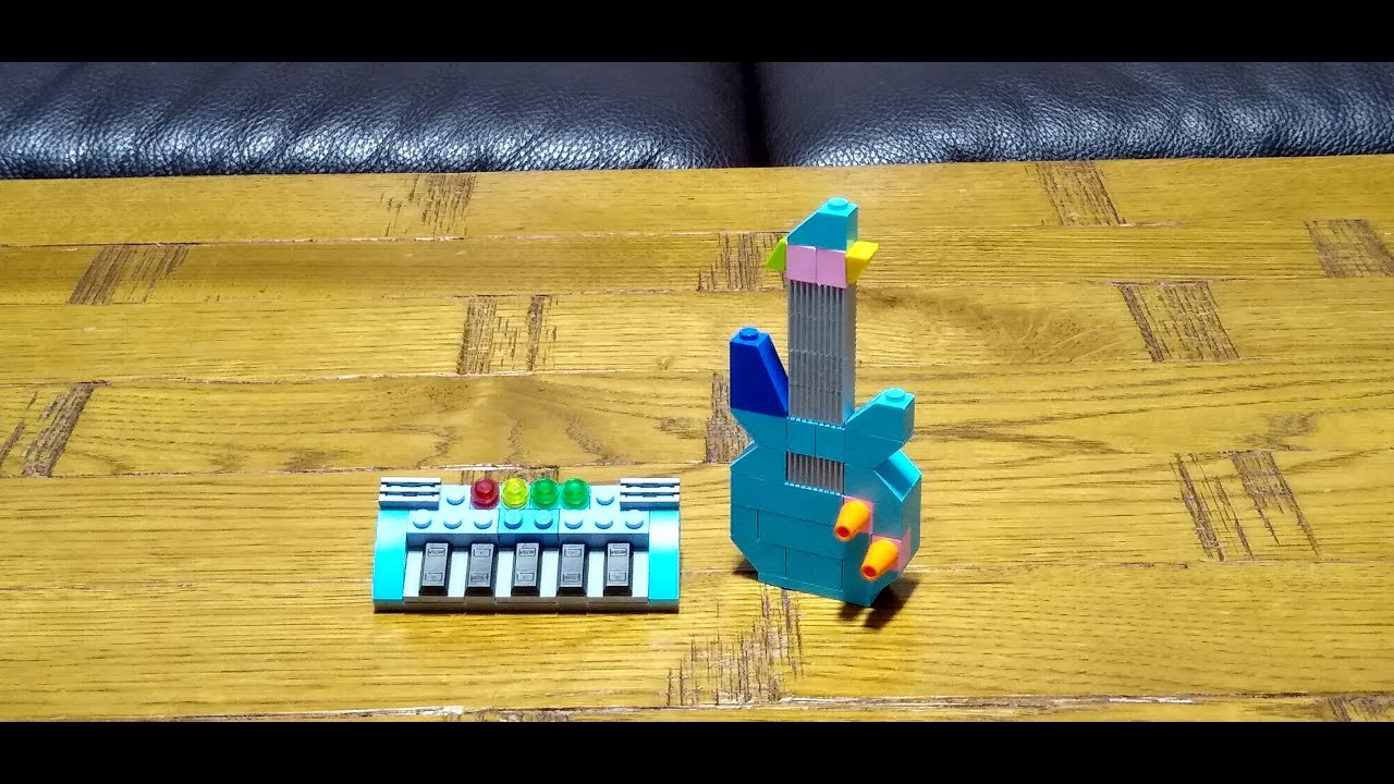 Building a mini Lego Guitar and a Keyboards in 4K UHD - YouTube