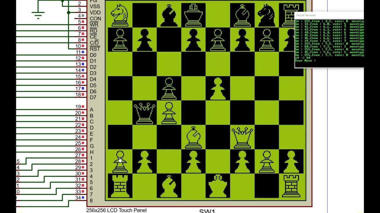 Play Chess with microcontroller - YouTube