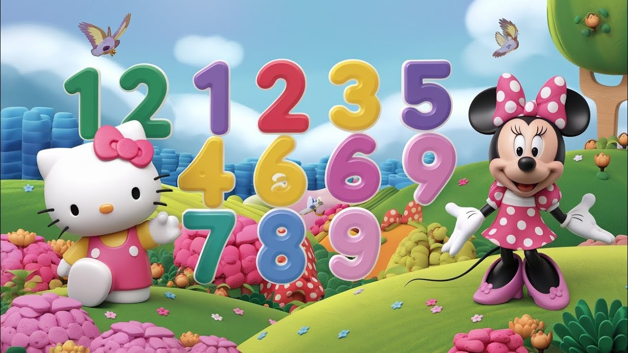 Hello Kitty and Minnie Count to Ten - YouTube