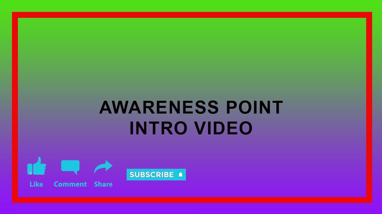 || Intro Video || Awareness Point Returns || Awareness Point - YouTube