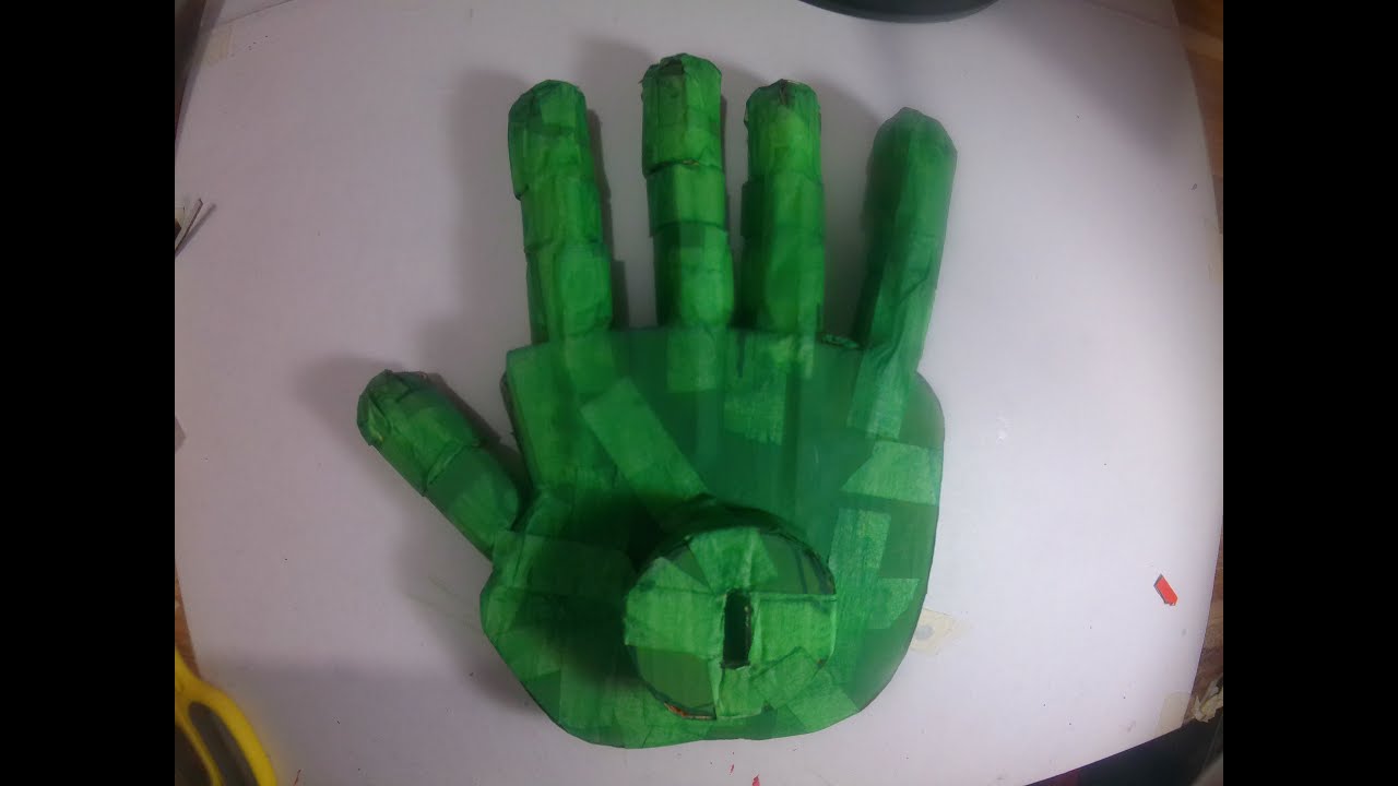 Tutorial - How to make a Grabpack Hand using Cardboard - YouTube