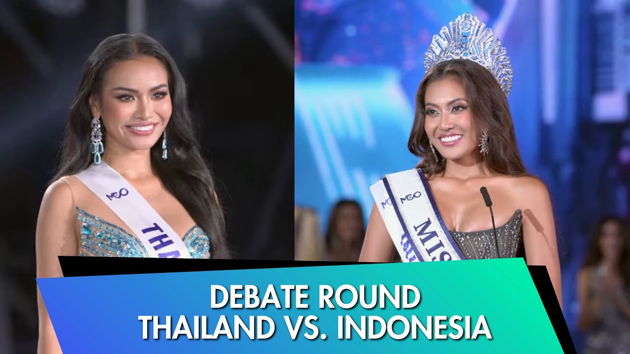 DEBATE ROUND | THAILAND VS INDONESIA | MISS COSMO 2024 | PAGEANT MAG ...
