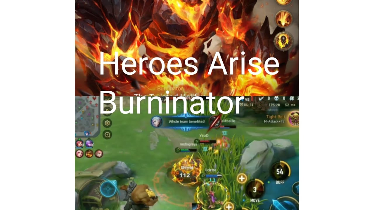 i enjoyed playing this hero. nag surrender yung kalaban-heroes arise ...