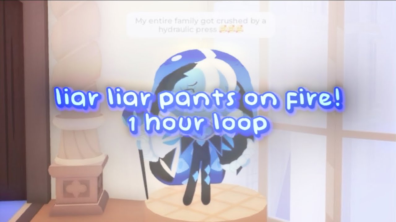 1 hour loop of shadow milk cookie saying “liar liar pants on fire!” - YouTube
