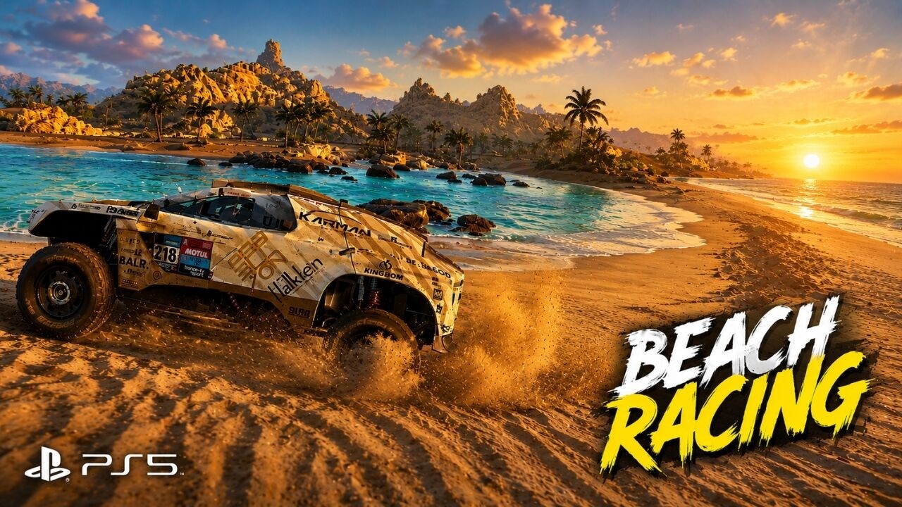 Beach Rally Dakar Game Crazy Off Road Desert Racing Gameplay Ps5 😎 🌴 ...
