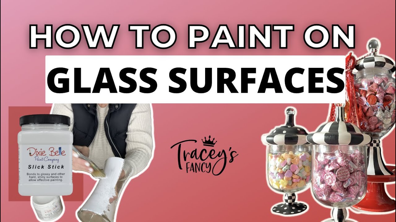 How To Paint Glass | Tracey's Fancy - YouTube