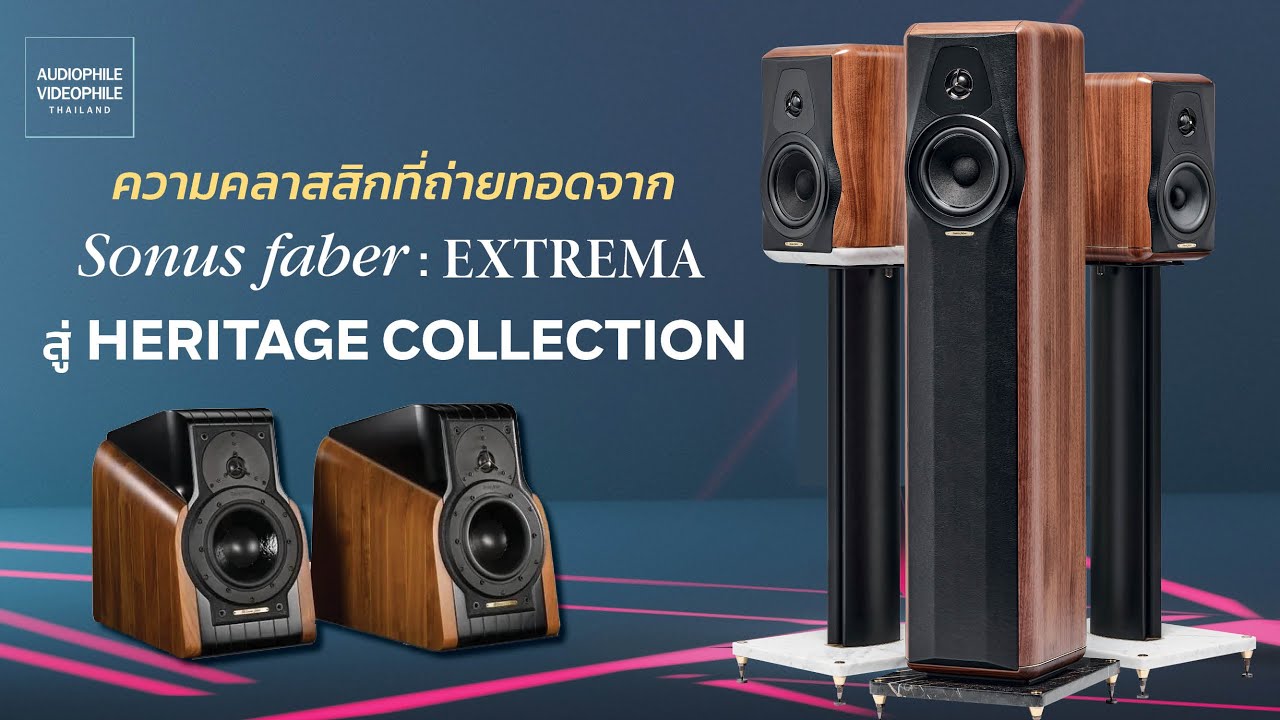 Sonus Faber - from Extrema to Heritage Collection - YouTube