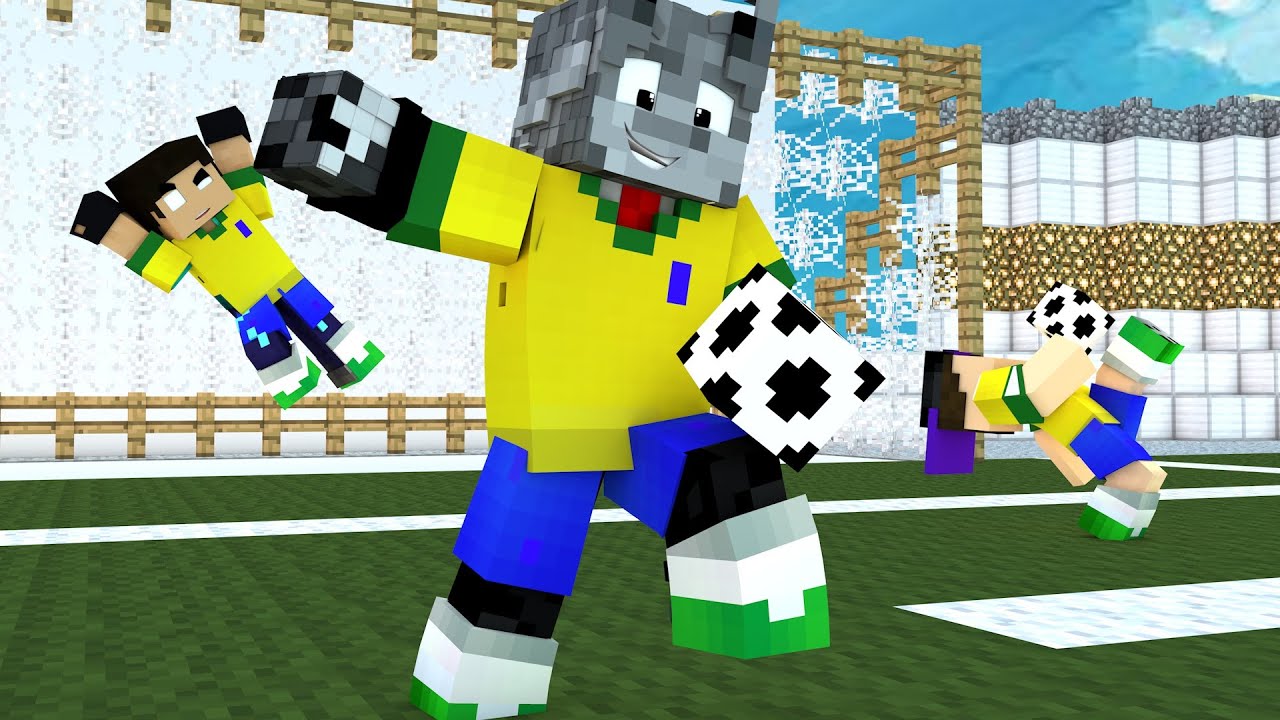 Minecraft: FUTEBOL DOS YOUTUBERS - YouTube