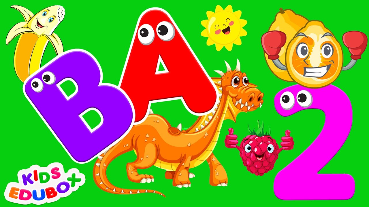 ABC & 123 Learning Videos For Preschool | ABC And One Two Three | ABC ...