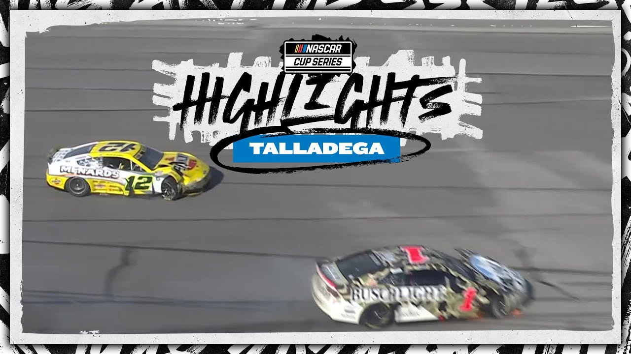 Replay: Ryan Blaney, Ross Chastain, and Joey Logano wreck at Talladega ...