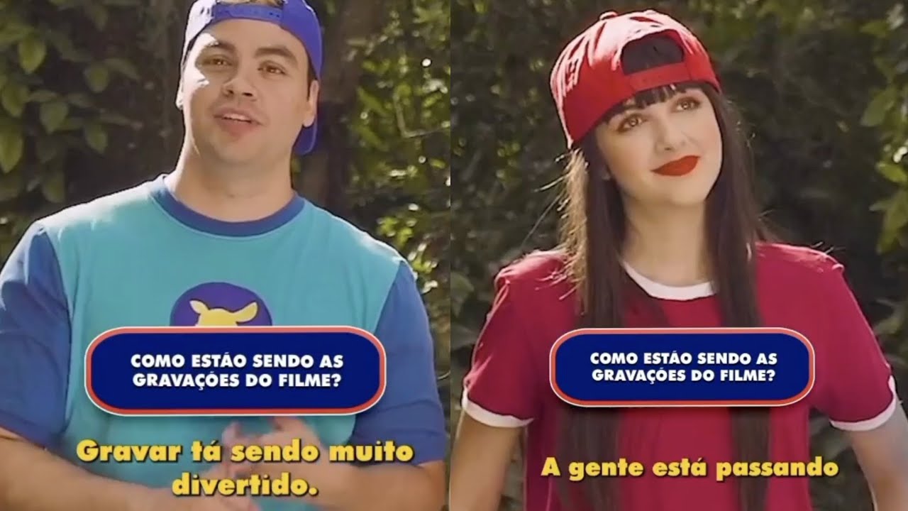 LUCCAS E GI DANDO ENTREVISTA E CENAS INÉDITAS OS AVENTUREIROSA ORIGEM ...