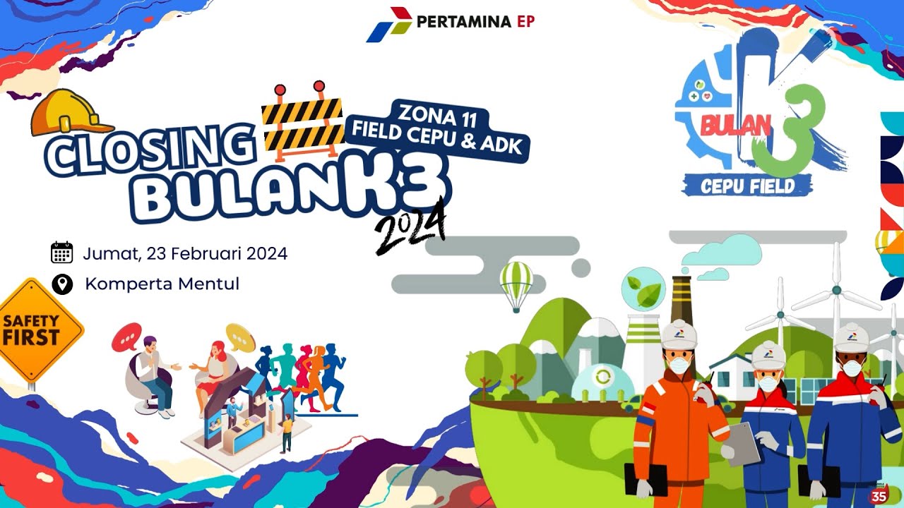 Closing Bulan K3 Nasional Tahun 2024 Pertamina EP Cepu Zona 11, Field ...