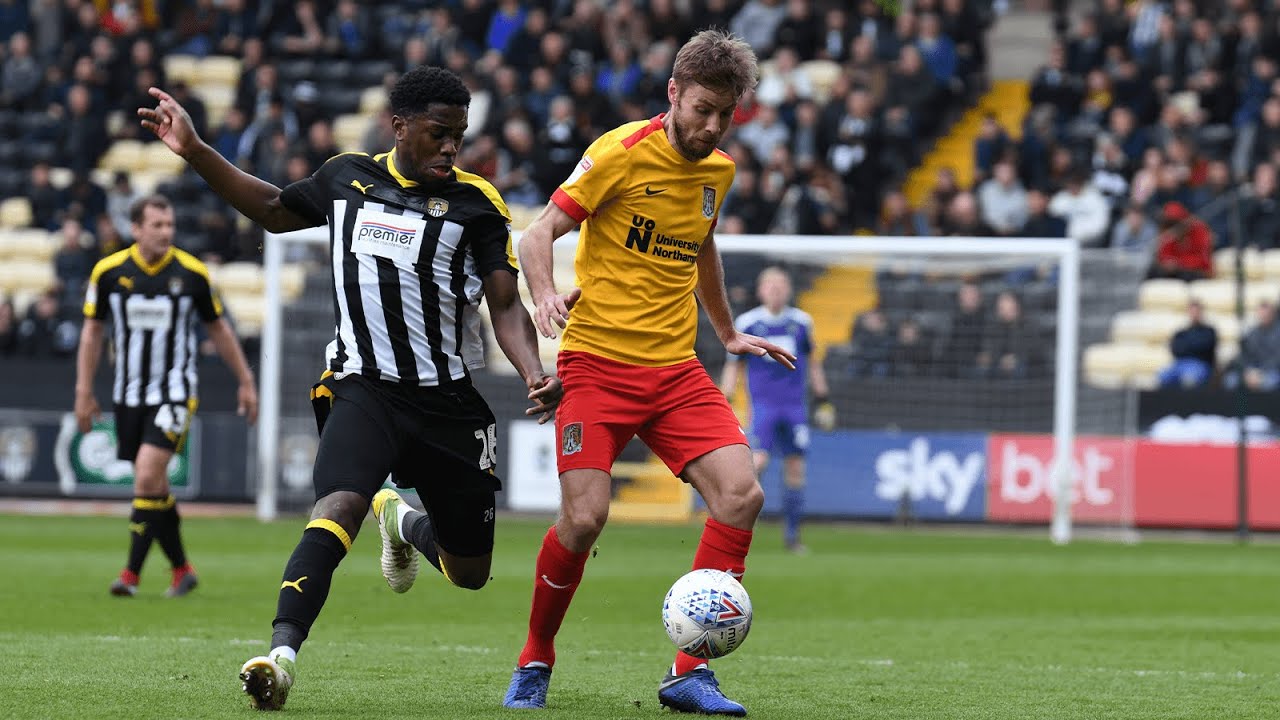 Highlights: Notts County v Northampton - YouTube
