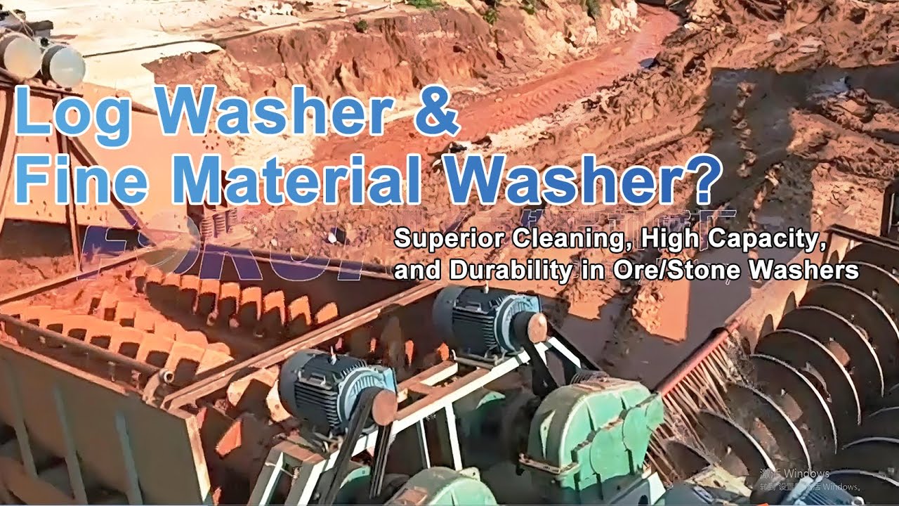 log washer & spiral washer? Best combination of ore washers to remove ...