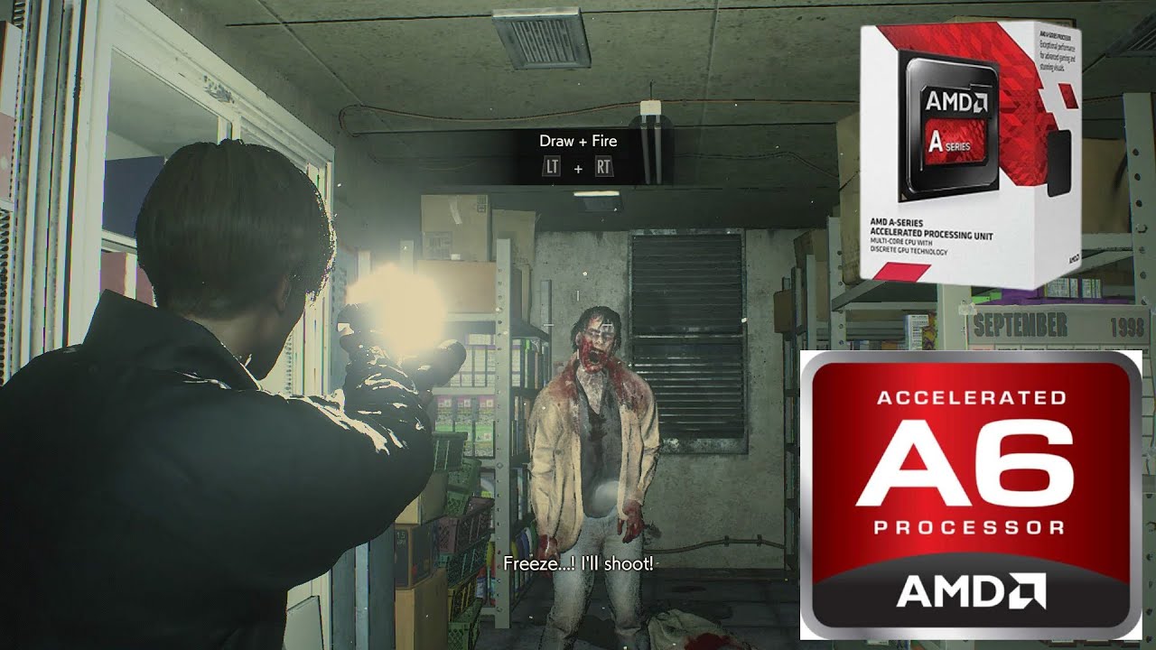 Resident Evil 2 - Teste na AMD A6-7480 Radeon R5. [Gameplay Não ...