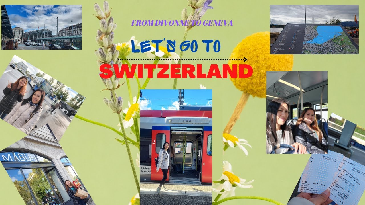 HOW TO GO TO GENEVA ,SWITZERLAND BY BUS AND TRAIN FROM FRANCE | # ...