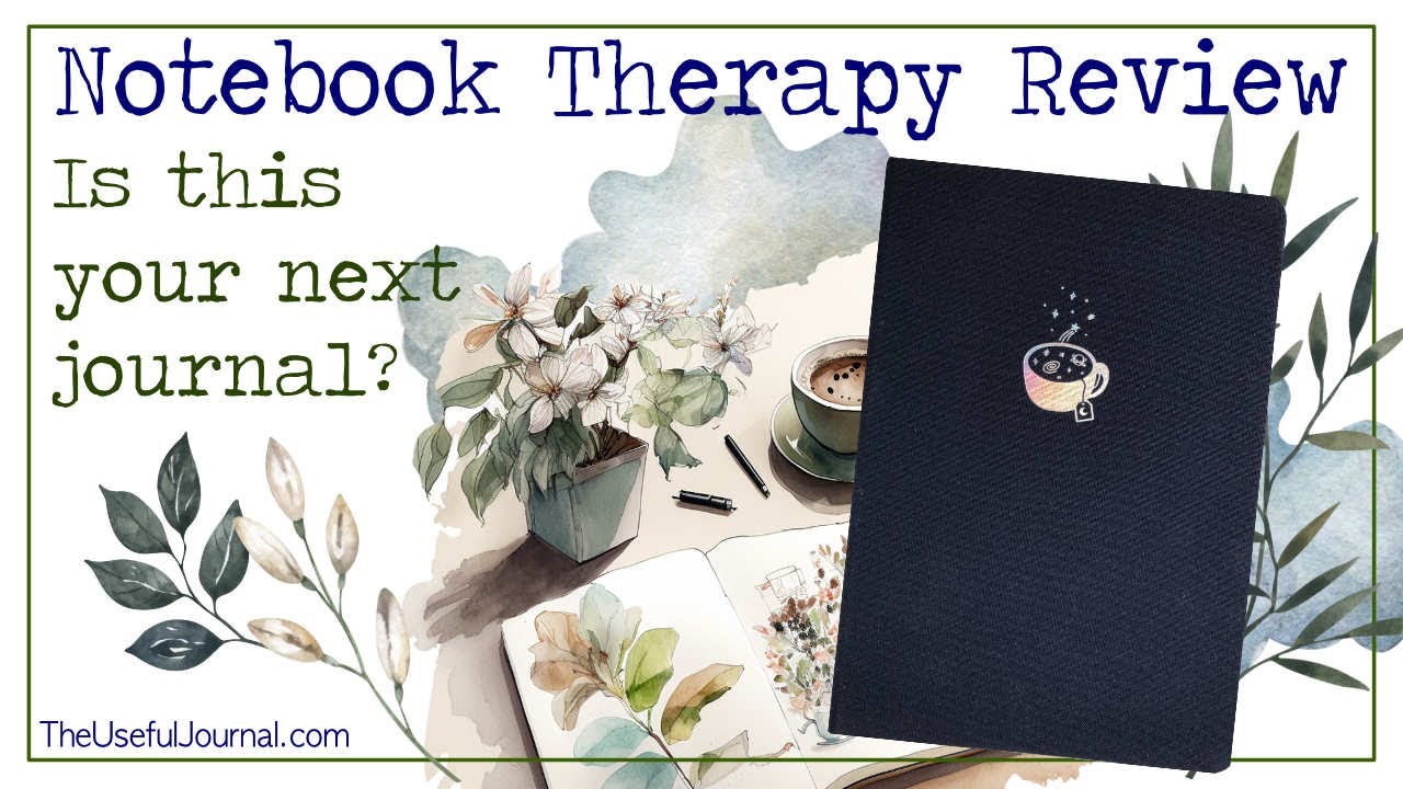 Notebook Therapy dot grid journal review - YouTube