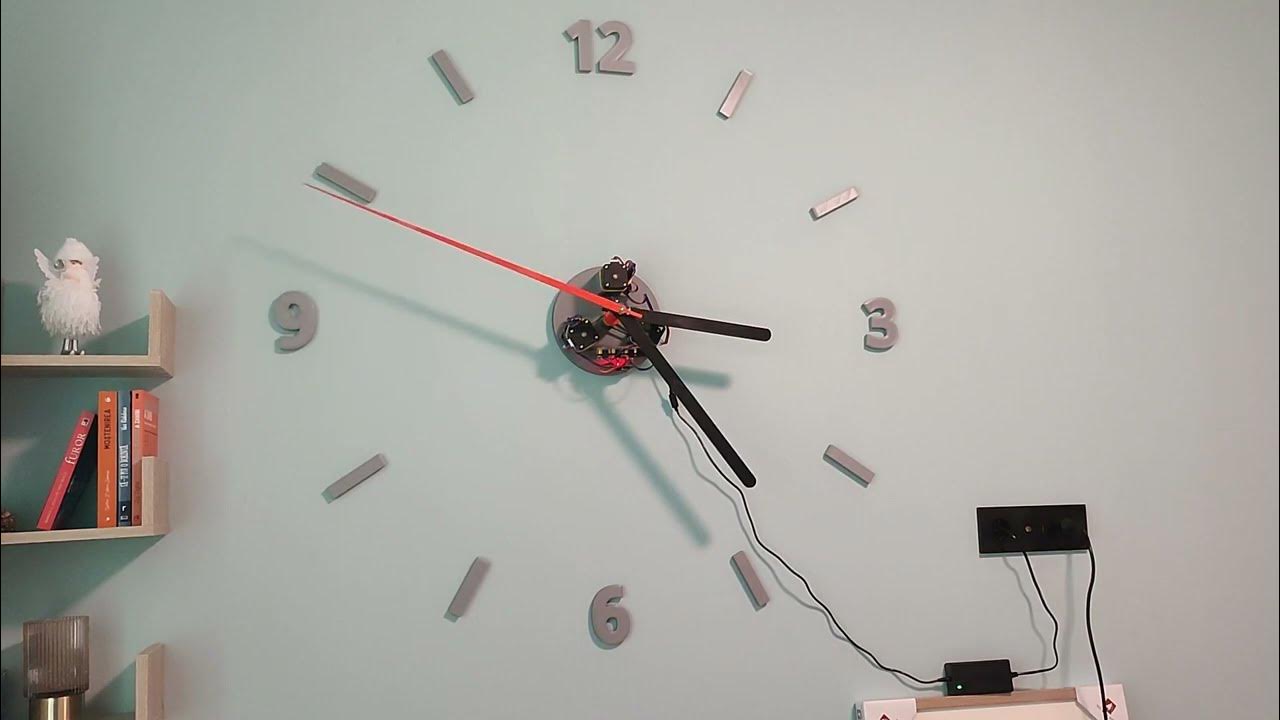 Clock - A "3D Printed Triple Shaft Stepper Motor Mechanism" application - YouTube