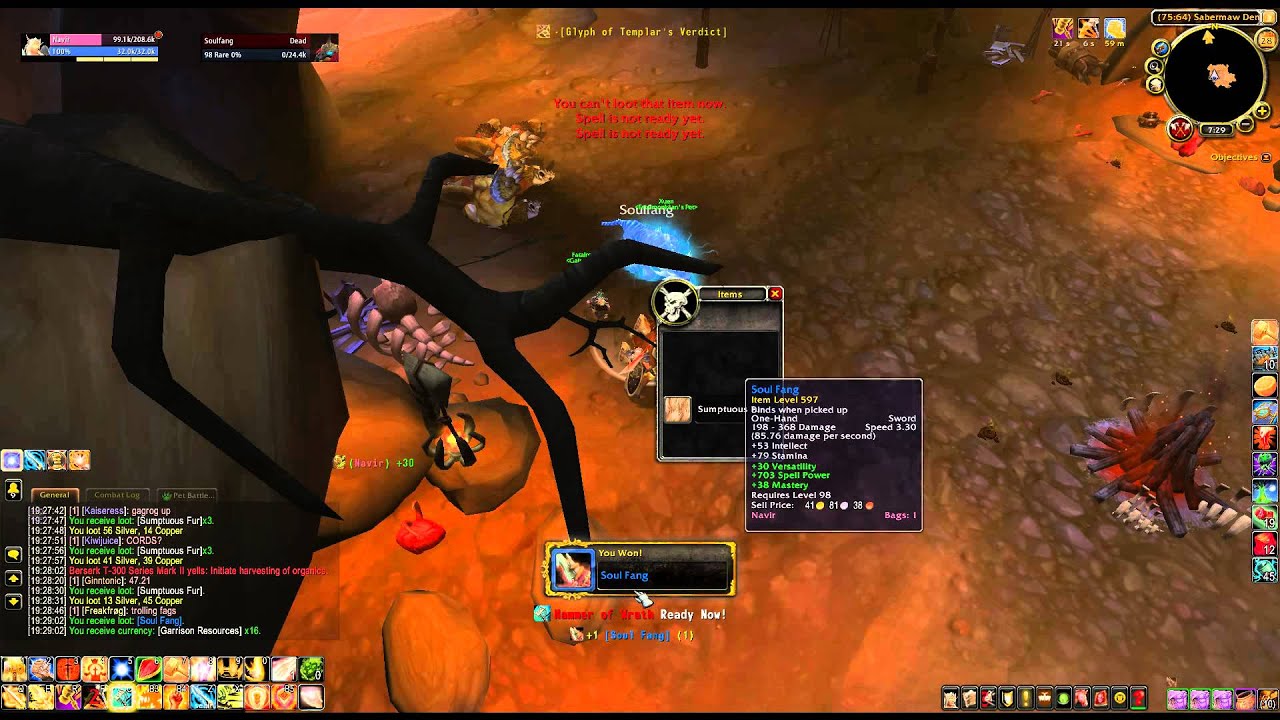 Where is Soulfang Rare WoD Nagrand - YouTube