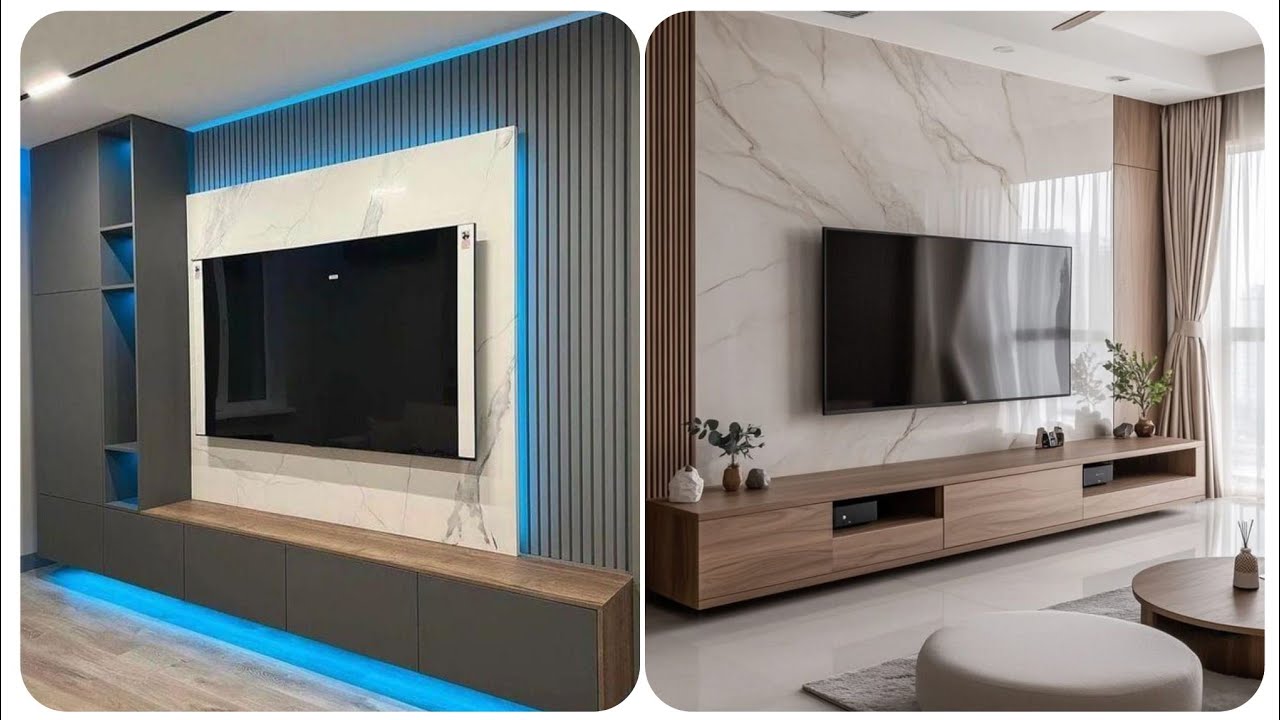 150+ NEW Modern TV Wall Unit Ideas 2026 | Floating Cabinet Designs ...