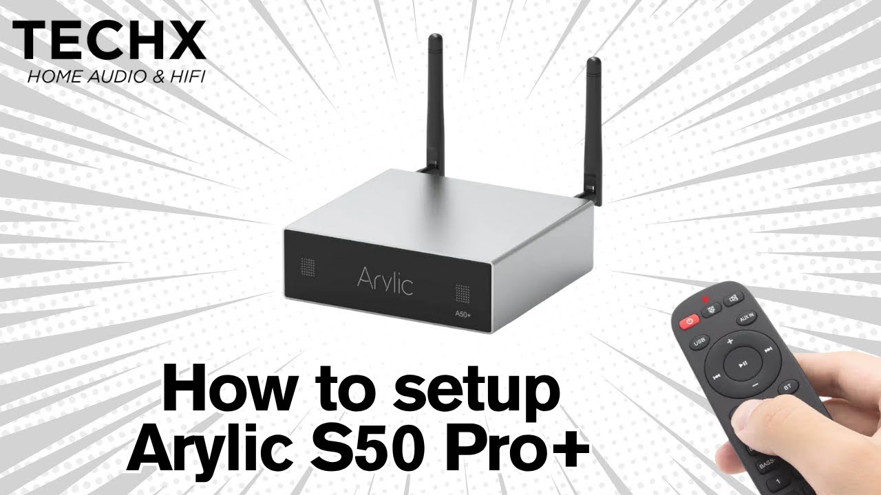 How to setup Arylic S50pro Plus - YouTube