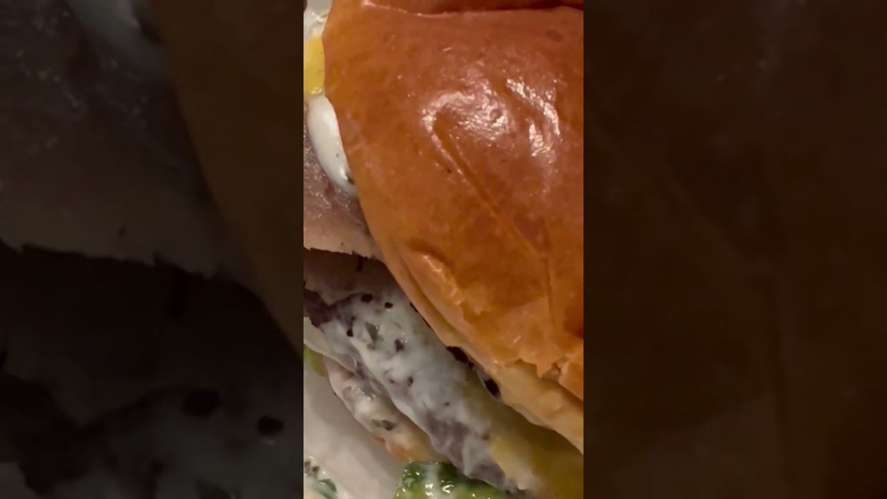 A VICE LORD BURGER 🍔 (A Cheeseburger with Gyro 🍖 Meat) #shorts #foodie ...