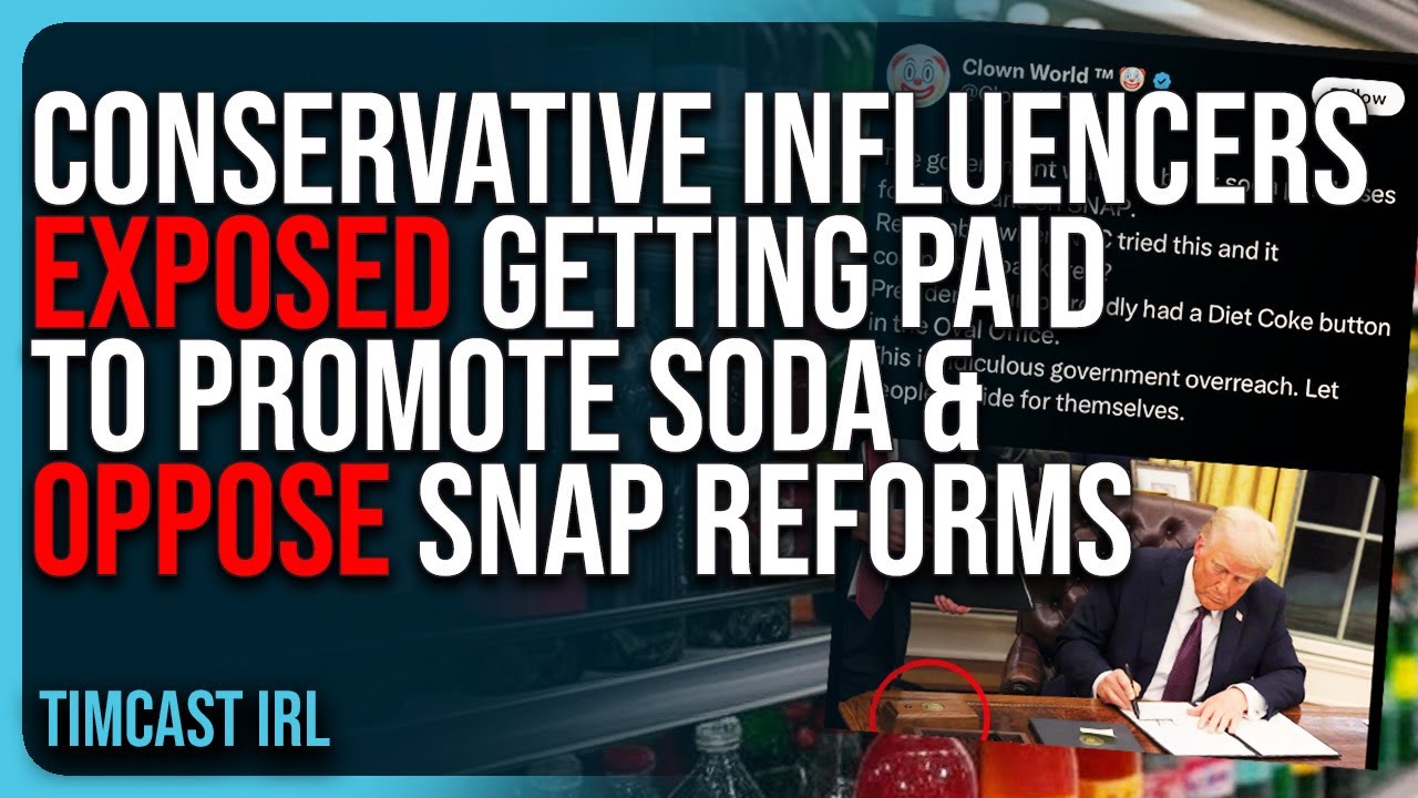Conservative Influencers EXPOSED Getting PAID To Promote SODA & OPPOSE ...