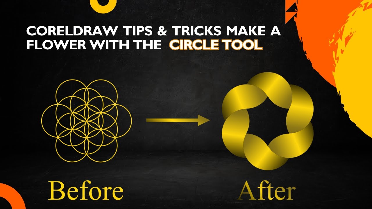 Circle logo Design #coreldrawdesigns #coreldraw_tutorial #coreldraw # ...