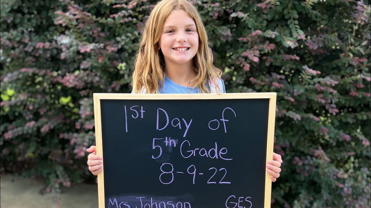 Addi Jo Goes to 5th-Grade - 2022-2023 - YouTube