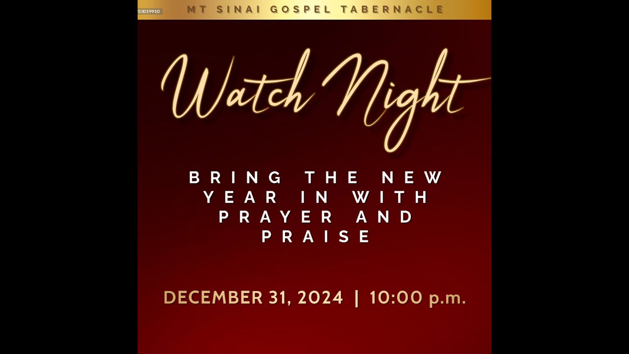 2024 Watch Night Service - YouTube