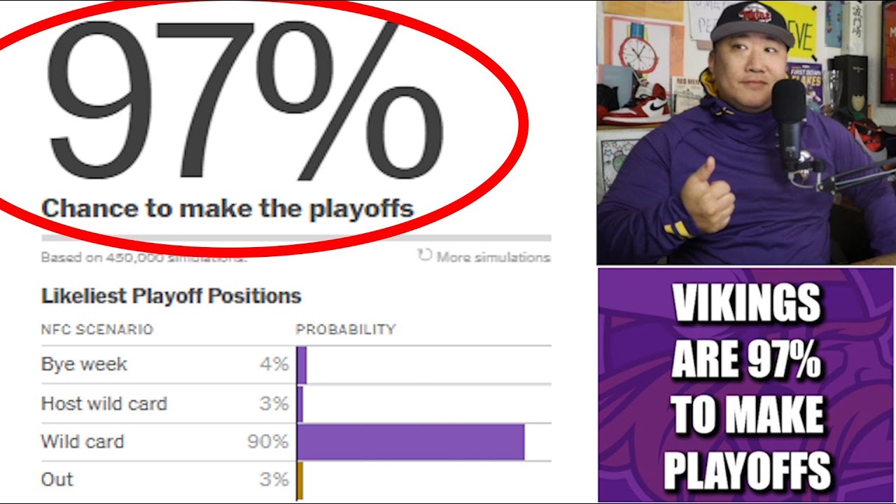 The Vikings Are 97% to Make the Playoffs. What's the Path to Winning ...