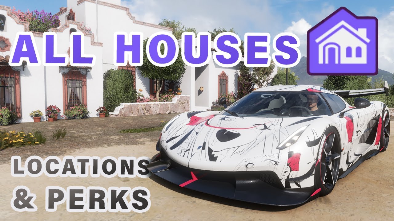 All HOUSES | Perks and Locations Forza Horizon 5 - YouTube