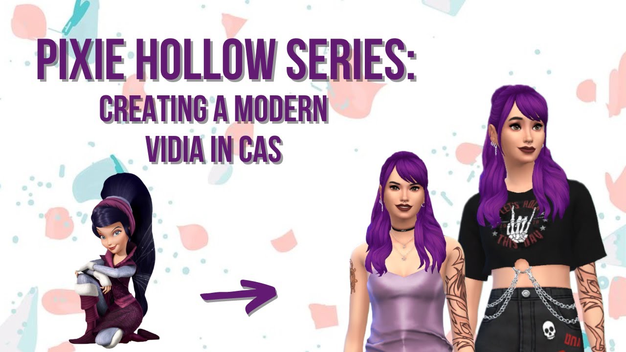 Giving Vidia A Punk Makeover In CAS | Pixie Hollow | Create-A-Sim | The ...