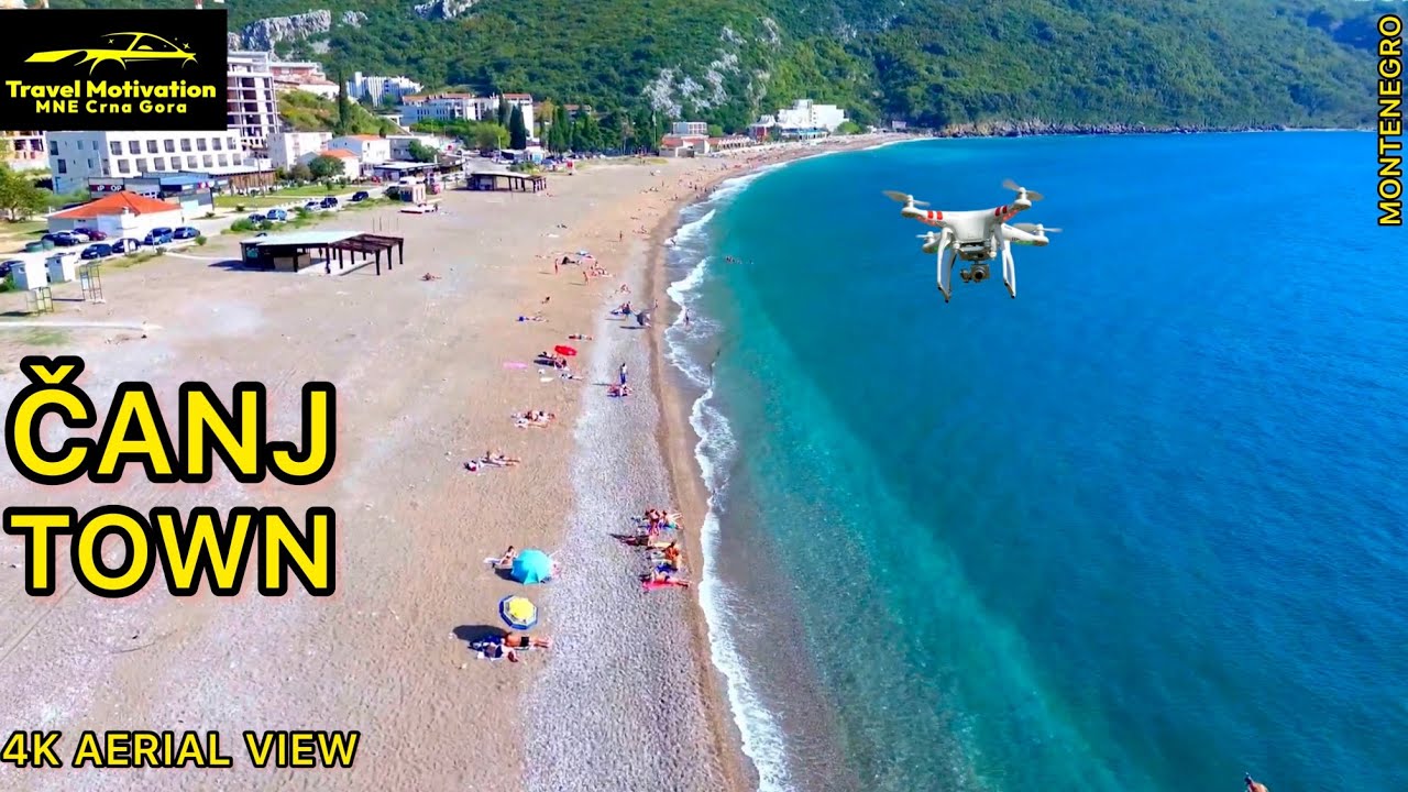 ČANJ grad i plaža Snimak Dronom Oktobar 2023 - ČANJ TOWN [4K Aerial ...