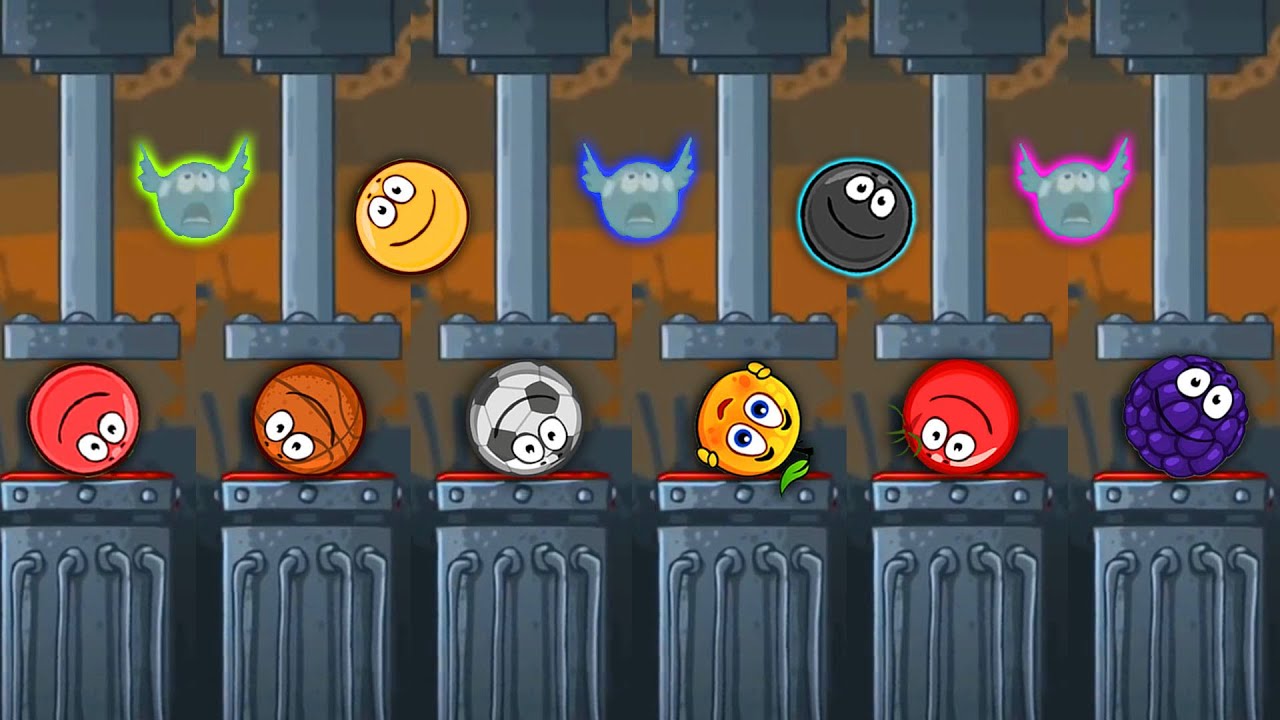 RED BALL - 4 ALL BALLS VS EPIC PISTON BATTLE IN BOX FACTORY WALKTHROUGH ...